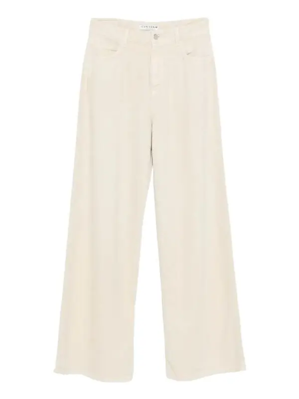 ICON DENIM LOS ANGELES Debby Wide Leg Jeans - White