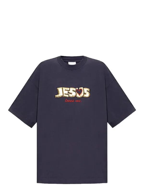 Vetements Logo T-shirt - Black