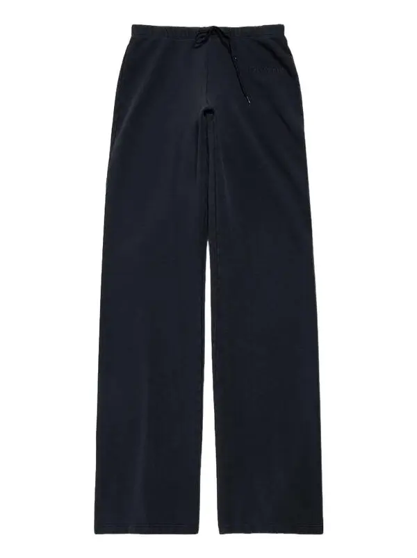 Balenciaga Wide Leg Sweatpants - Faded Black