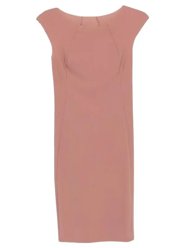 Patrizia Pepe Cap-sleeve Mini Dress - Terracotta