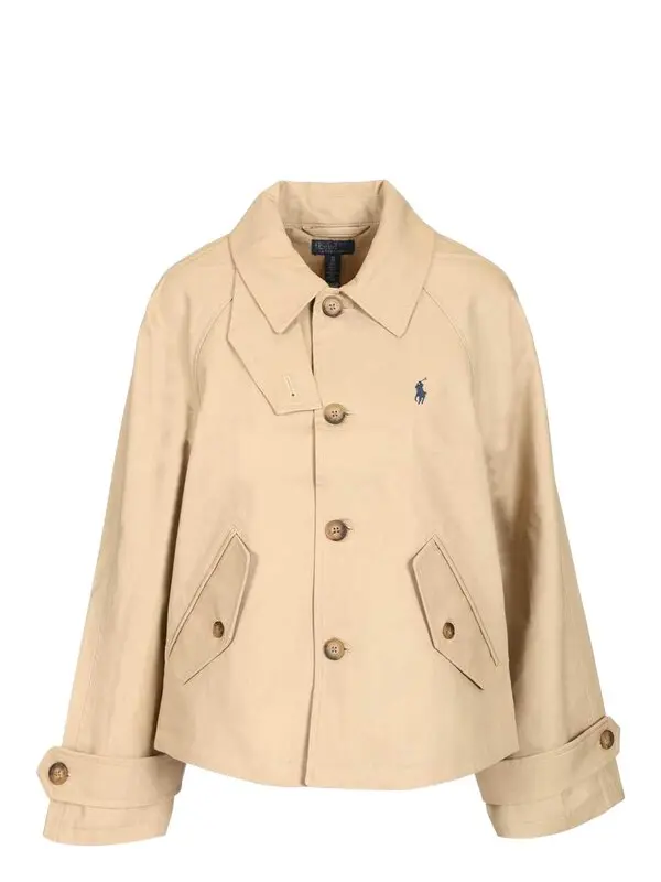 Polo Ralph Lauren Buttoned Short Jacket - Beige