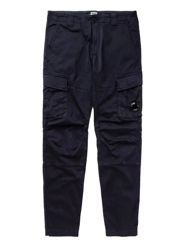 C.P. COMPANY Stretch Lens Cargo Pants - Black