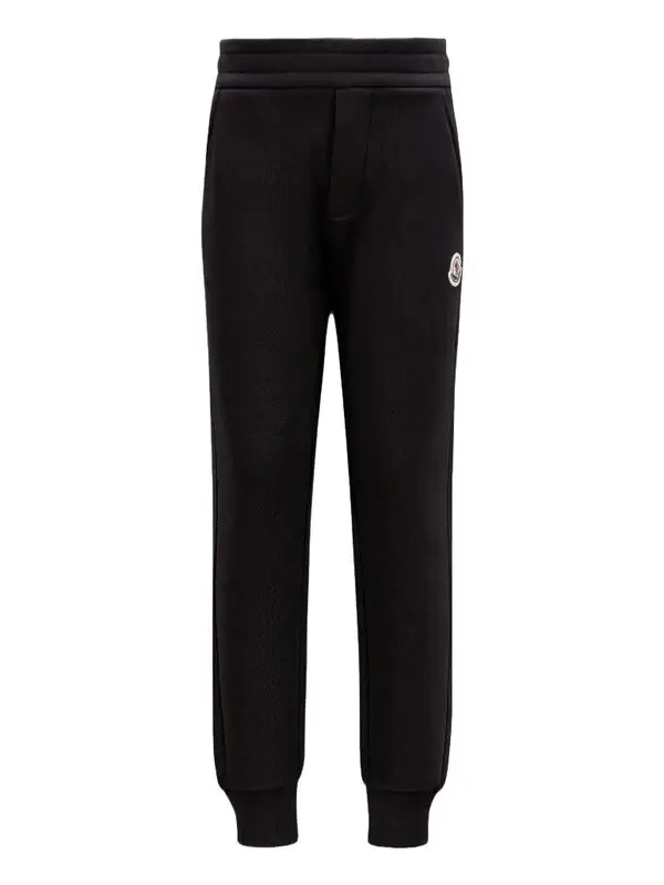 Moncler Logo Patch Track Pants - Black