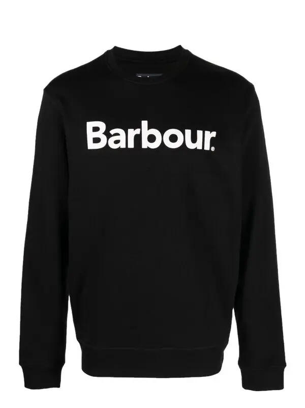 Barbour Logo Detail Knit Jumper - Black