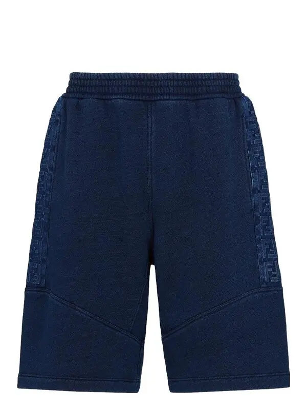 Fendi Jersey Bermuda Shorts - Black