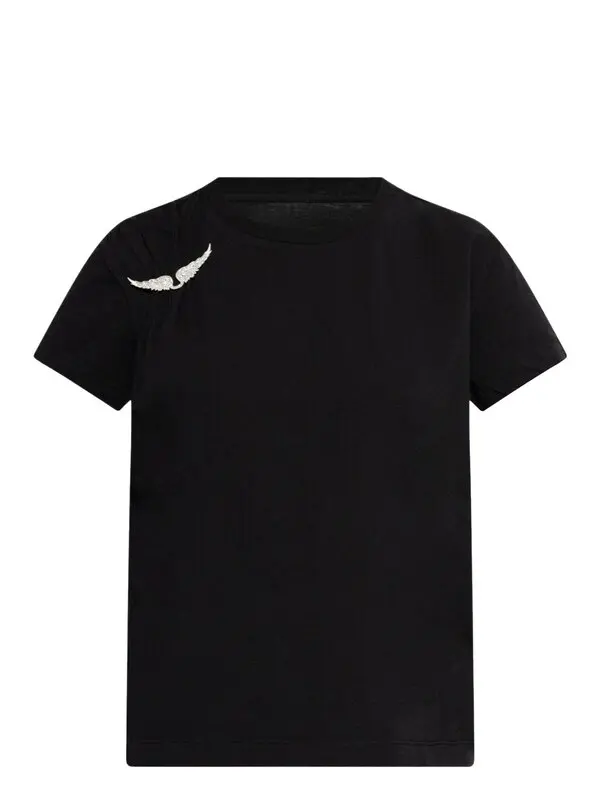 Zadig&Voltaire Logo Detail T-shirt - Black