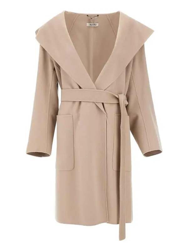 Max Mara Hooded Wool Coat - No