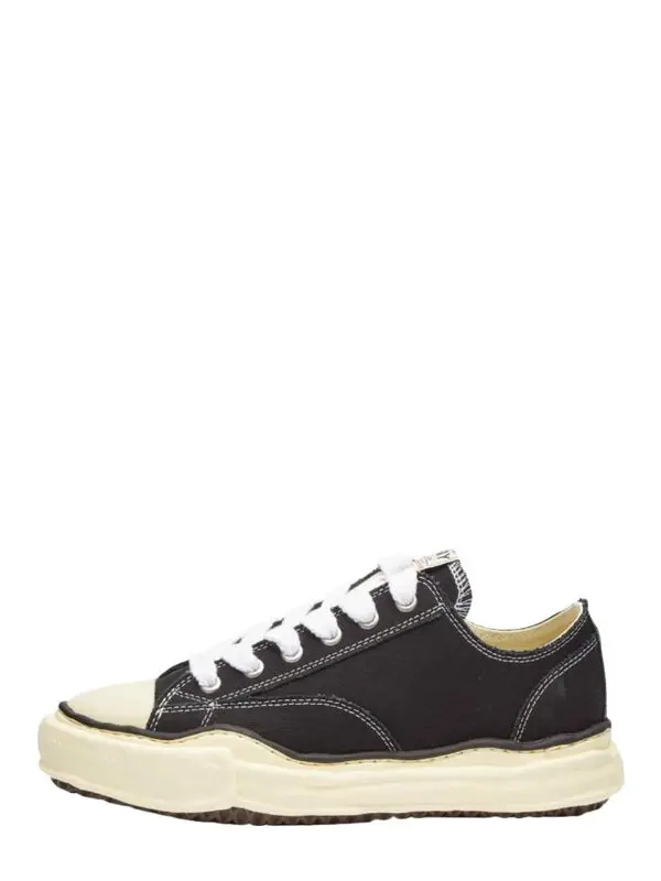 Mihara Yasuhiro Canvas Low Top Sneakers - Black