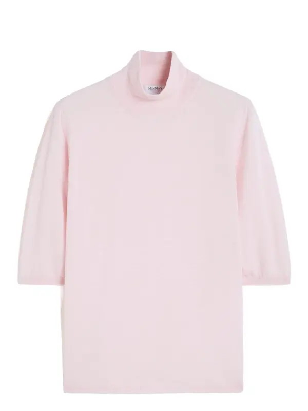 Max Mara Turtleneck Sweater With Raglan Sleeves - Pink