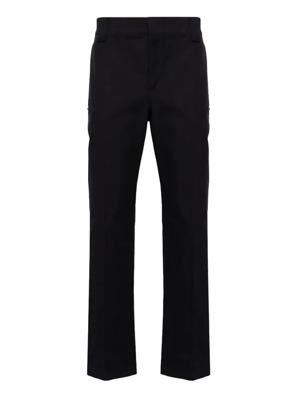 Valentino Garavani Rockstud Straight Tailored Trousers - Navy Blue