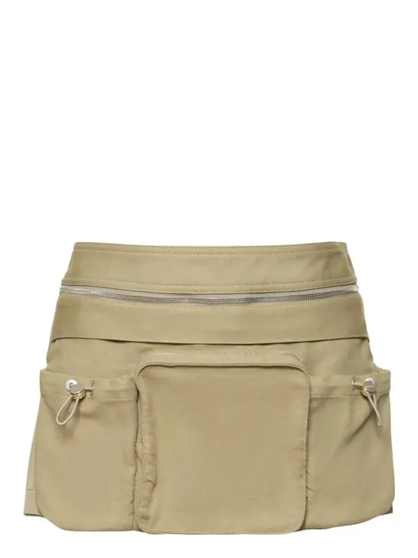 DION LEE Skirt With Removable Waist Pack - Nude
