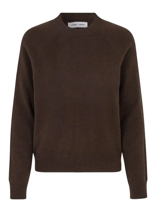 SAMSOE SAMSOE Boston O-neck Sweater - Black