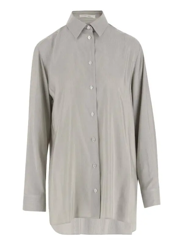THE ROW Sisilia Button-down Shirt - Gray
