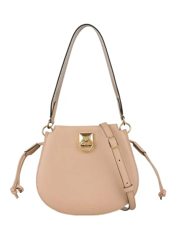 Mulberry Iris Leather Satchel Bag - Nude