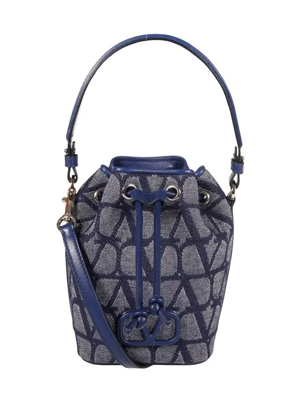 Valentino Garavani Vlogo Signature Bucket Bag - Black