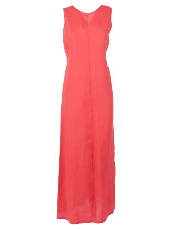 Aspesi Sleeveless Open-back Dress - Red