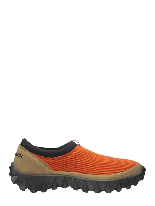 SALOMON Ribbed Slip-on Sneakers - Burnt Ochre / Kelp / Black