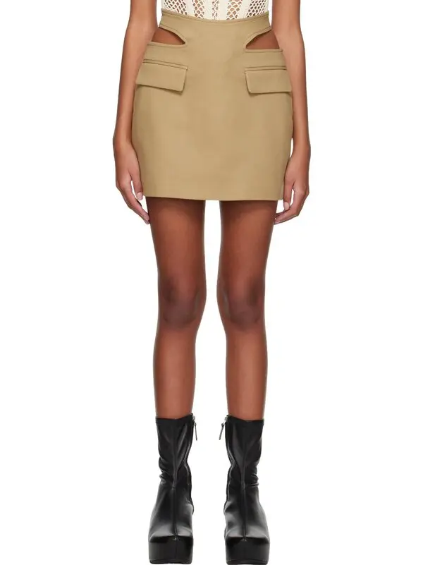 DION LEE Y-front Buckle Skirt - Multicolor