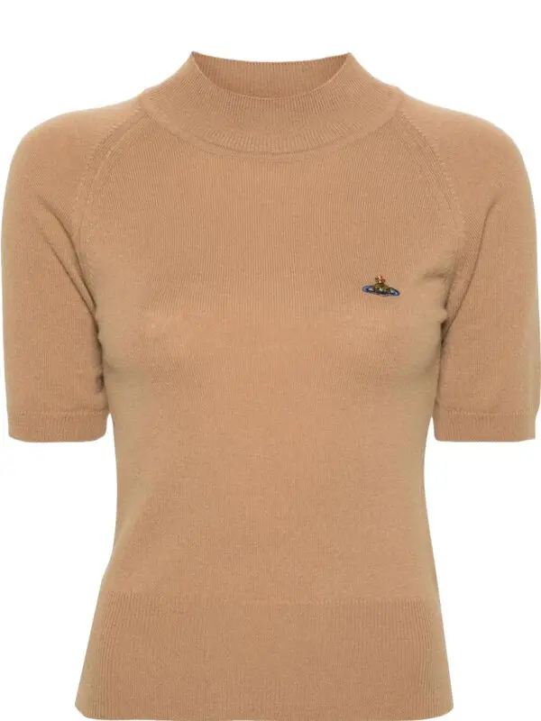 VIVIENNE WESTWOOD Bea Knitted T-shirt - Nude
