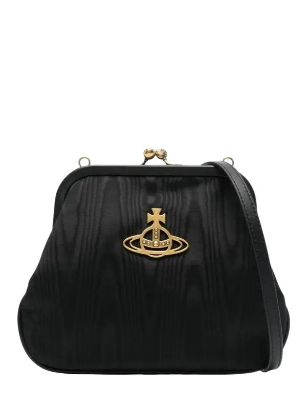 VIVIENNE WESTWOOD Orb Logo Clutch - Black