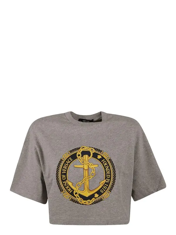 Versace Short Sleeve T-shirt - Gray