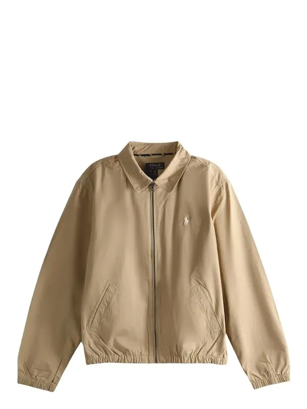 Polo Ralph Lauren Logo Detail Zip-up Jacket - Beige