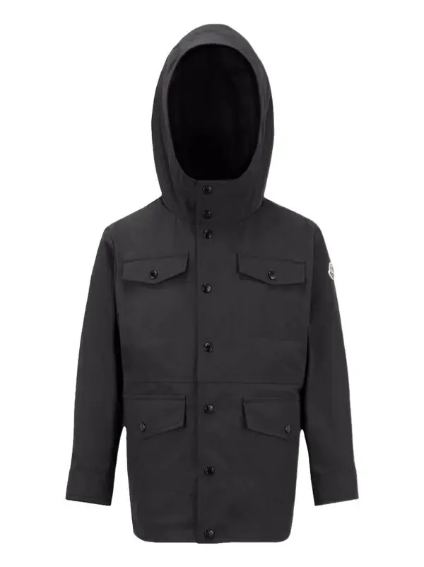 Moncler Sora Parka Jacket With Removable Vest - Black