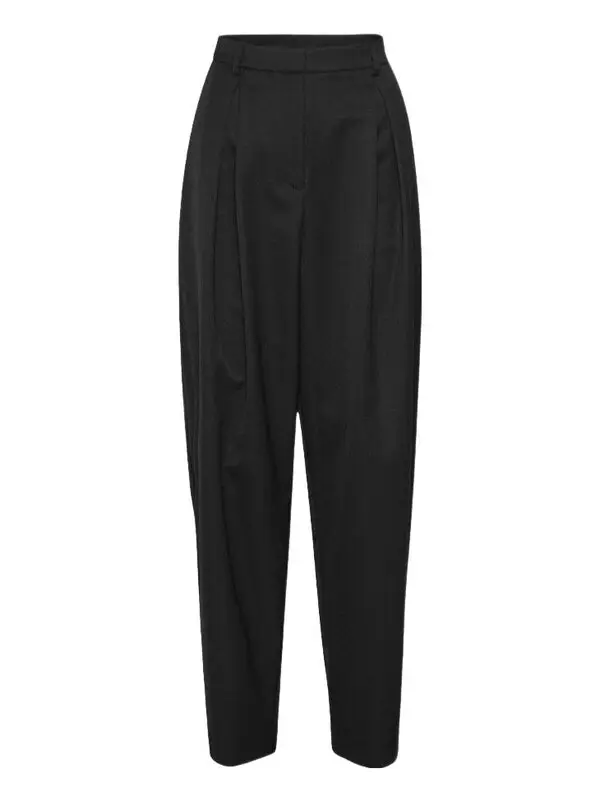 ROTATE BY BIRGER CHRISTENSEN Pleated Tailored Trousers - Black