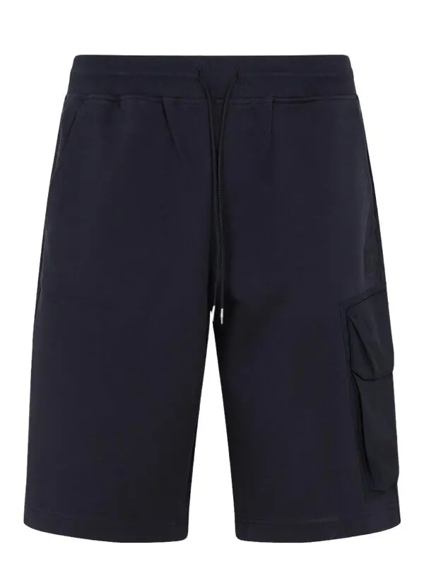 C.P. COMPANY Cotton Cargo Shorts - Black