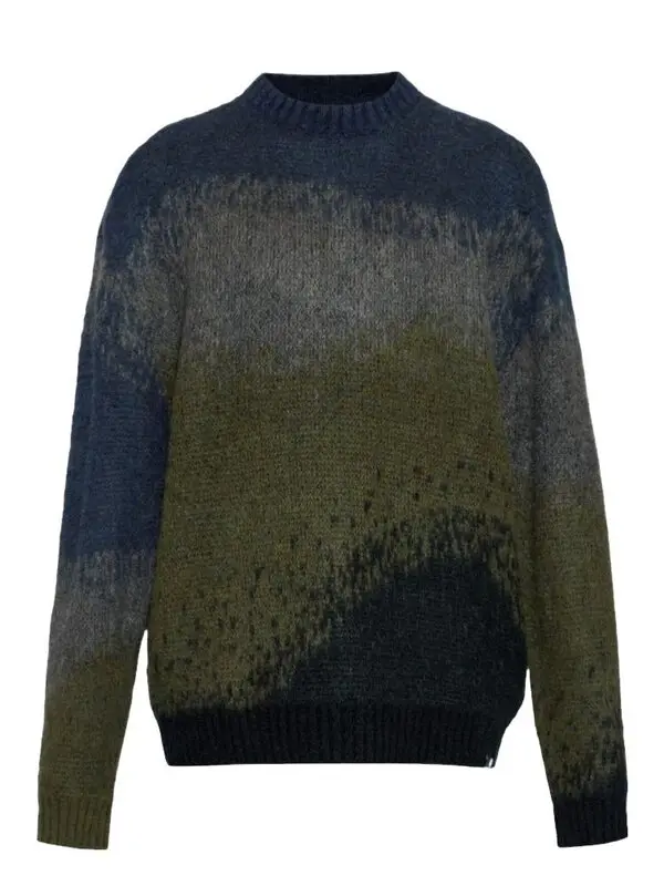 Carhartt Work In Progress Tinley Colour-block Crew Neck Sweater - Black