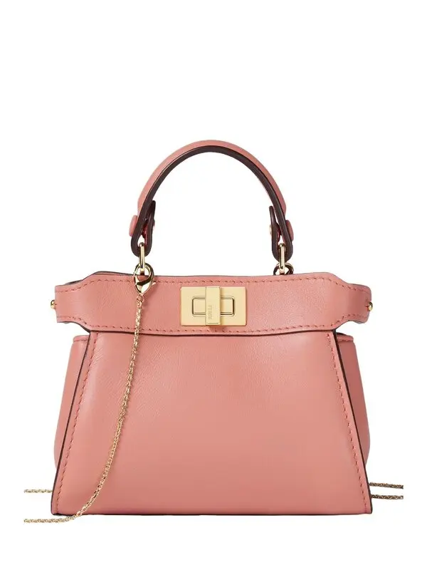 Fendi Nappa Leather Miniature Bag - Pink