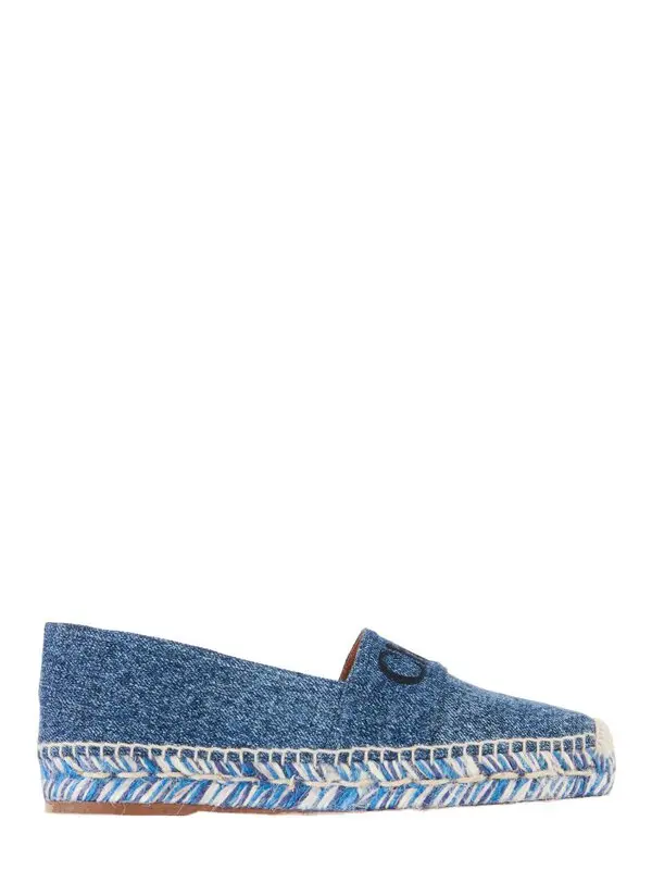 Chloé Piia Flat Espadrilles - Blue