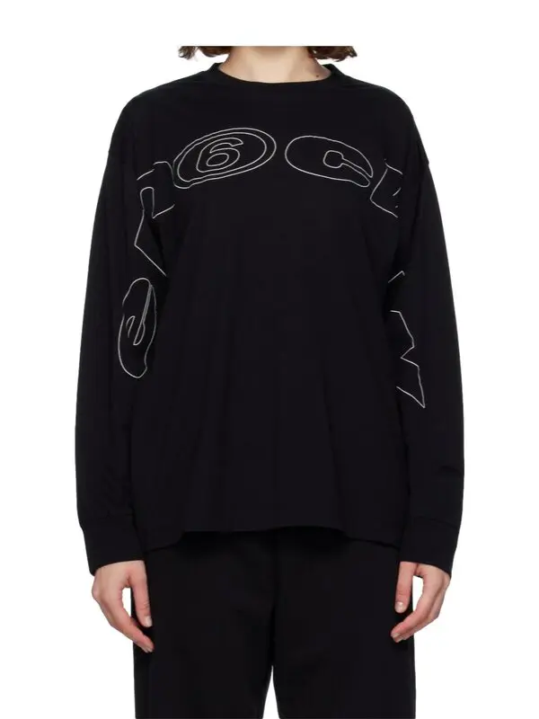 MAISON MARGIELA Long Sleeve T-shirt - Black