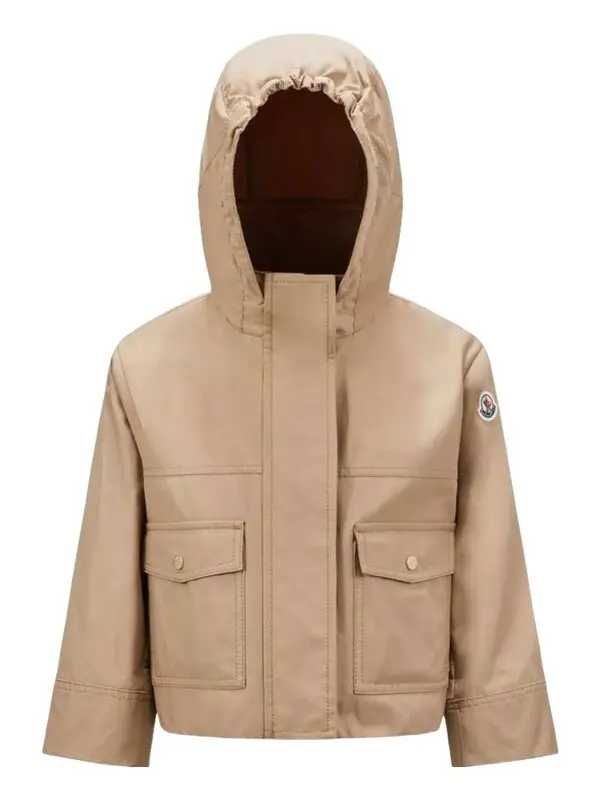 Moncler Graie Hooded Jacket - Beige