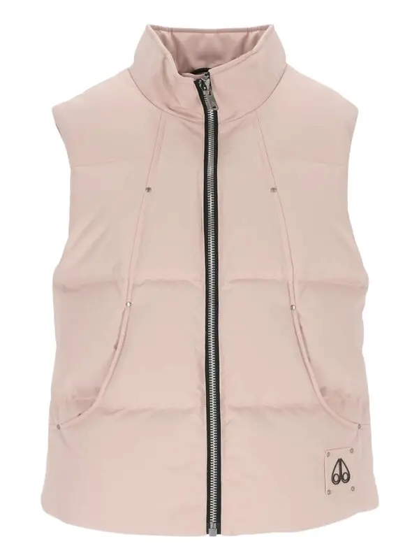 Moose Knuckles Sleeveless Down Vest - Nude