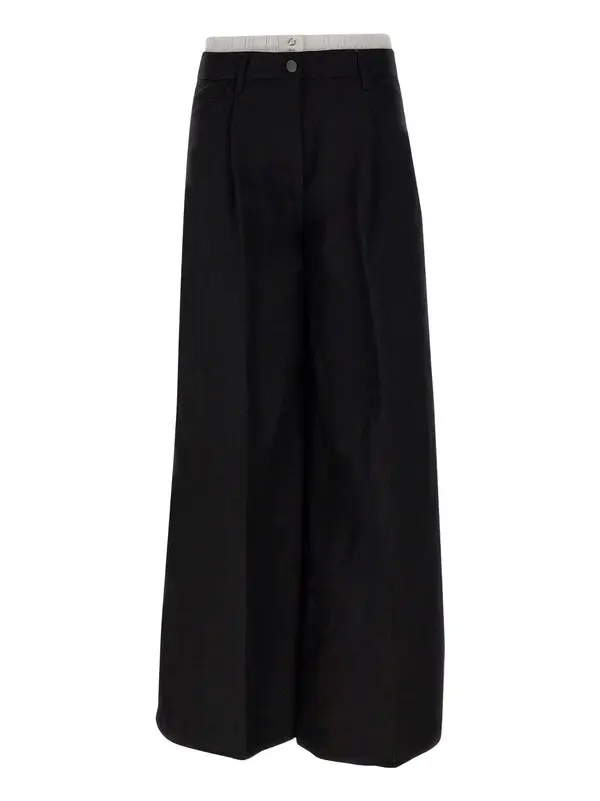 REMAIN BIRGER Wide-leg Pants - Black