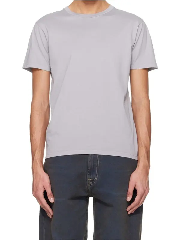 RIER Crew Neck Short-sleeved T-shirt - Light Gray