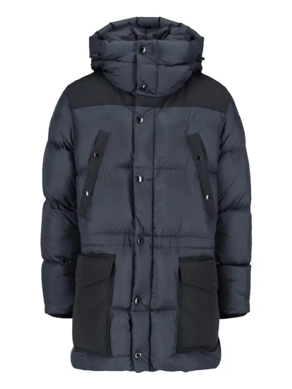 Burberry Hooded Down Coat - Black