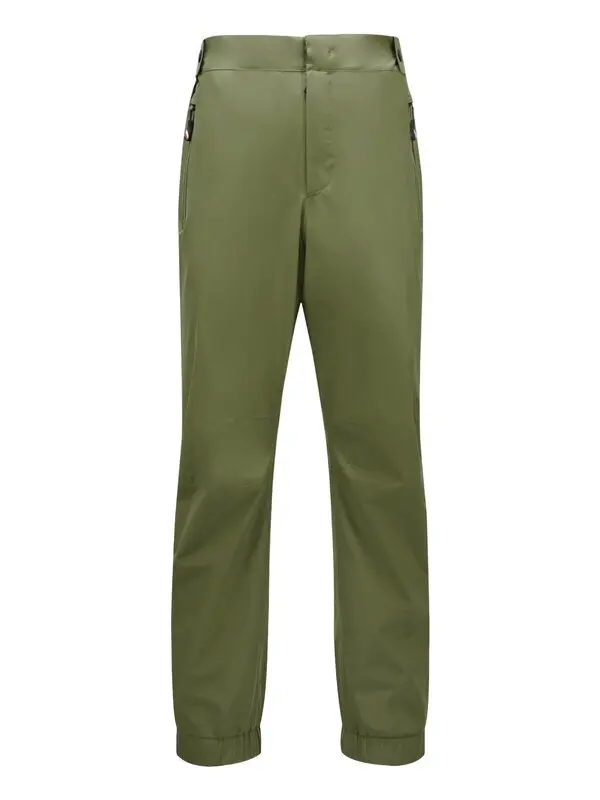 Moncler Tailored Zipped Pockets Pants - Dark Green