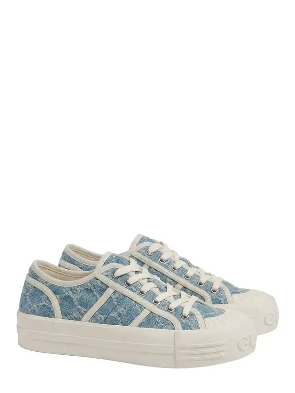 Gucci Chunky Low Top Sneakers - Light Blue