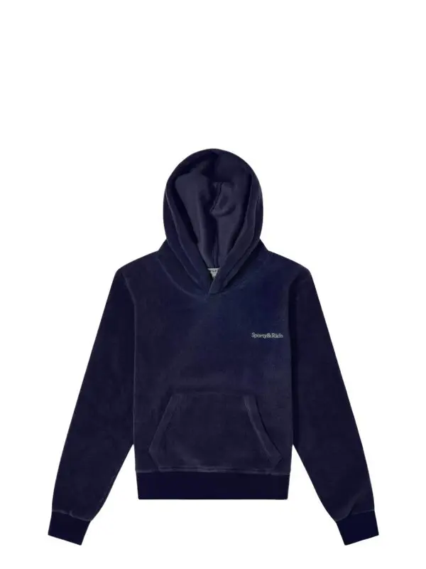 SPORTY  RICH Sporty & Rich Fleece Sweatshirt - Black