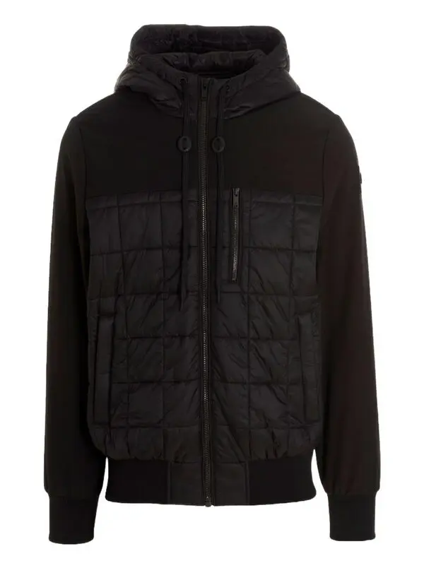 Moose Knuckles Padded Drawstring Hooded Jacket - Black