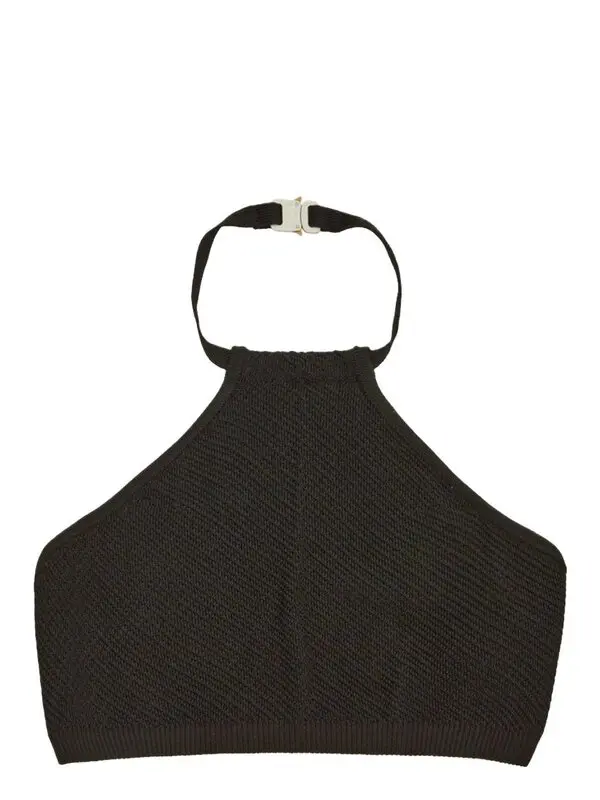 1017 Alyx 9sm Knitted Buckle Top - Black