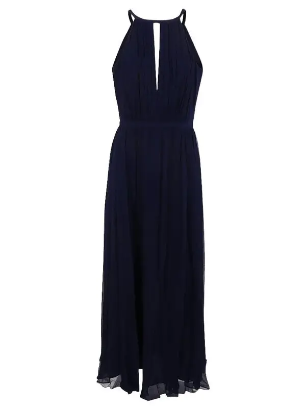Polo Ralph Lauren Sleeveless Keyhole Maxi Dress - Black