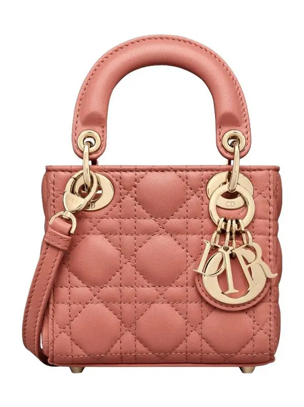 Dior Micro Lady Bag - Pink