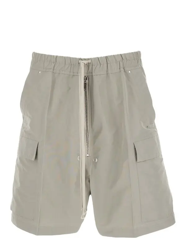 Rick Owens Elasticated-waist Cargo Shorts - Gray