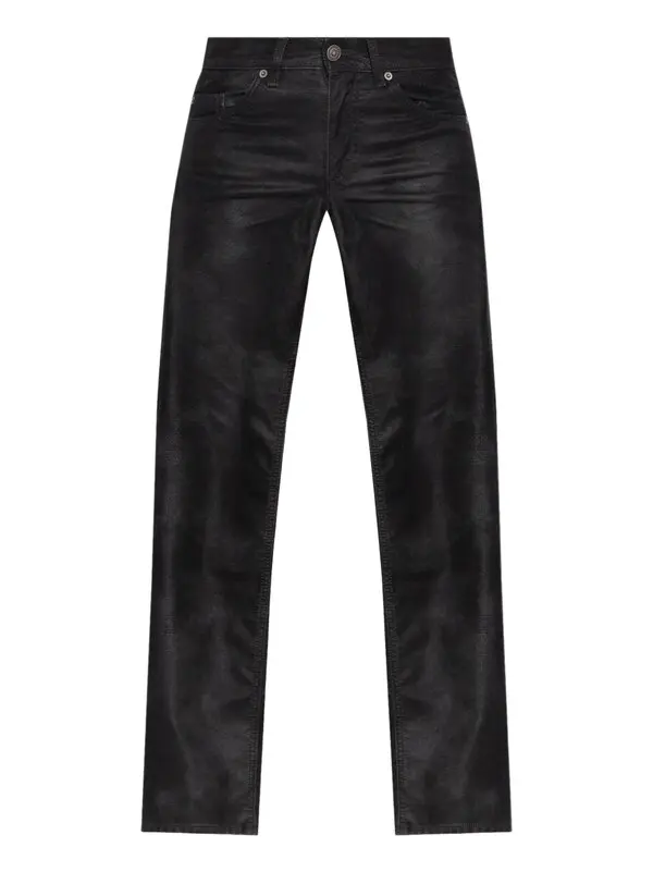 Isabel Marant Étoile Belt Loop Denim Trousers - Black