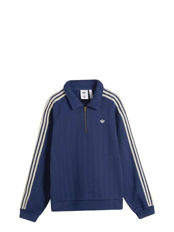 ADIDAS ORIGINALS X Clot Zip-up Sweatshirt - Navy Blue