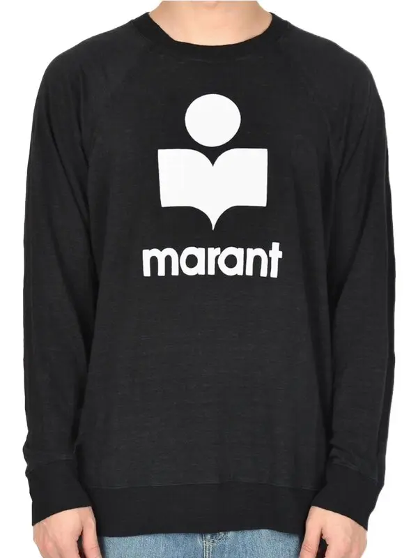 Isabel Marant Étoile Kieffer Logo Printed T-shirt - Black