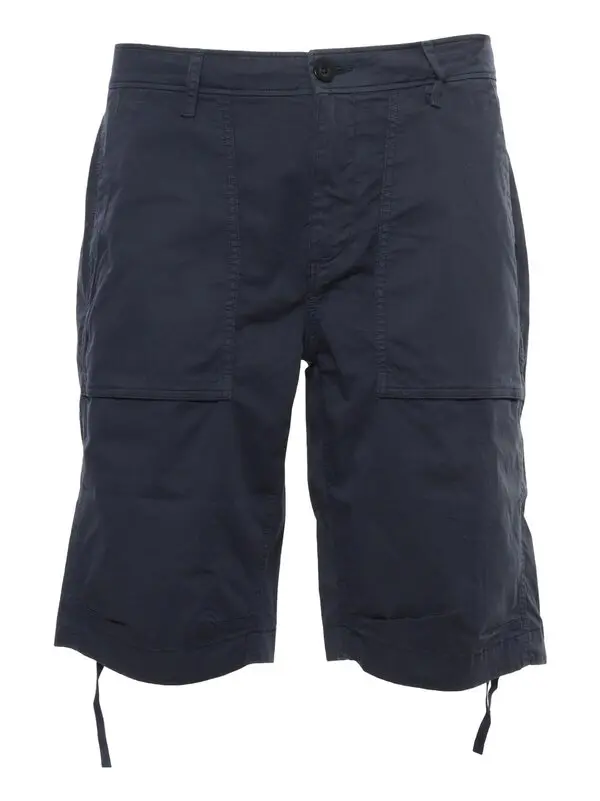 TEN C Stretch Bermuda Shorts - Black